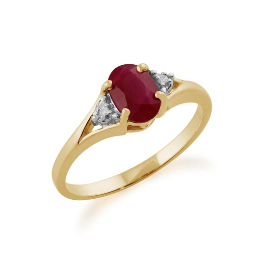 Yellow Gold Ruby Rings – A Passionate Sparkle of Love | Gemondo US ...