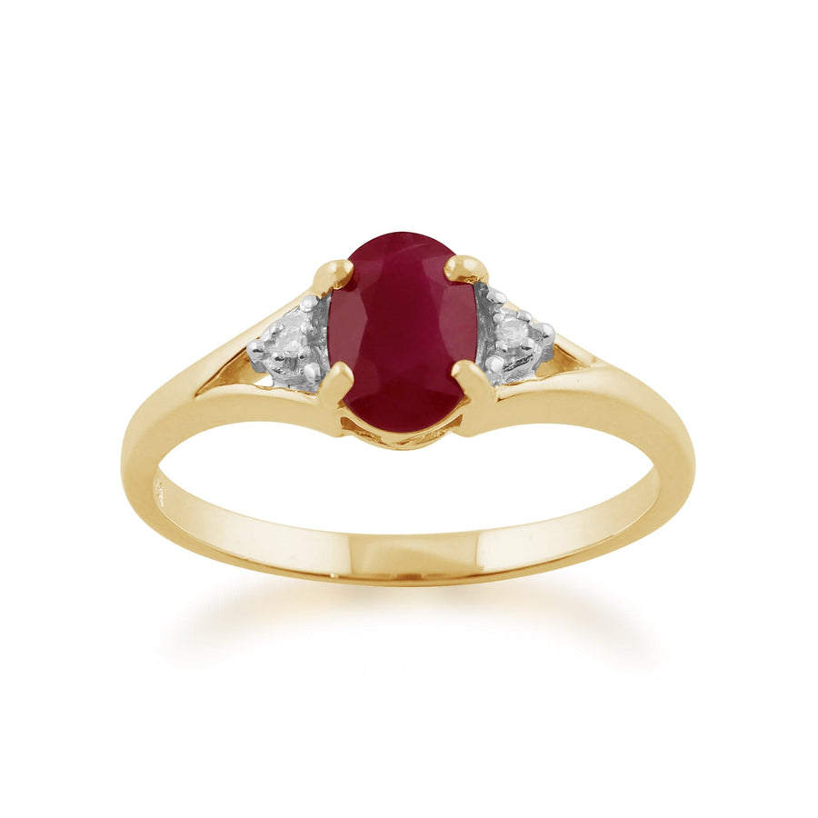 Yellow Gold Ruby Rings – A Passionate Sparkle of Love | Gemondo US ...